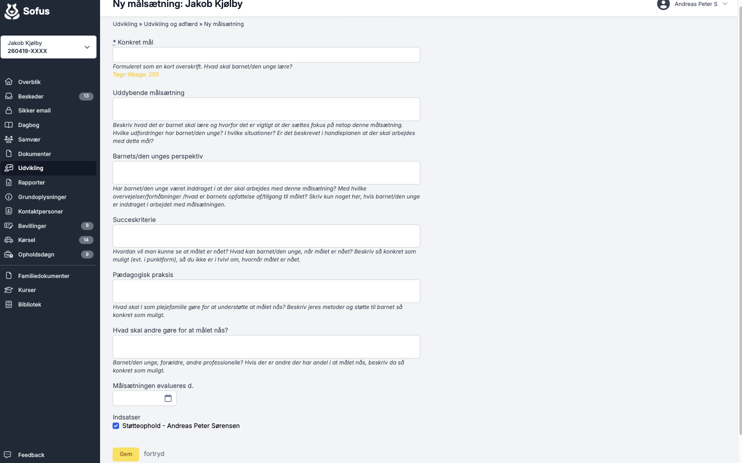 sofus (Plejefamilie)